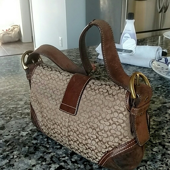 Coach | Bags | Coach Suede Bag | Poshmark